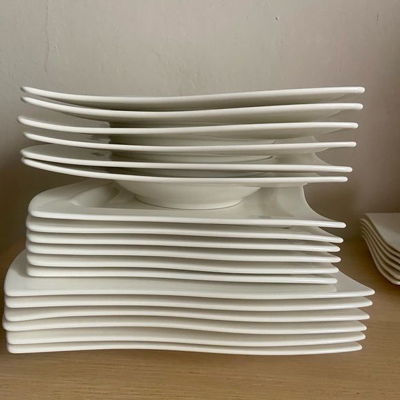 Villeroy & Boch | Kitchen | Villeroy And Boch New Wave 3pc Dinnerware Set | Poshmark